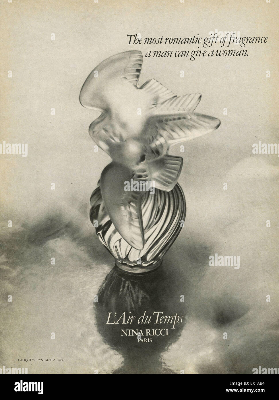 1980s USA Nina Ricci Magazine Advert Stock Photo - Alamy