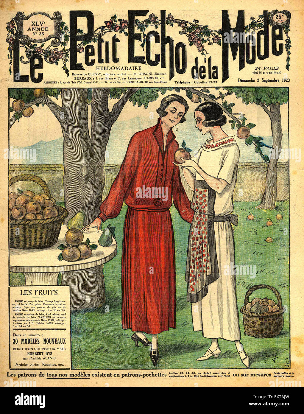 1920s France Le Petit Echo De Le Mode Magazine Cover Stock Photo Alamy 1920s-france-le-petit-echo-de-le-mode-magazine-cover-stock-photo-alamy