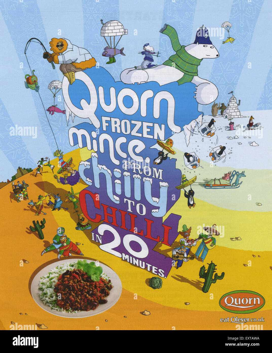2000s UK Quorn Magazine Advert Stock Photo - Alamy