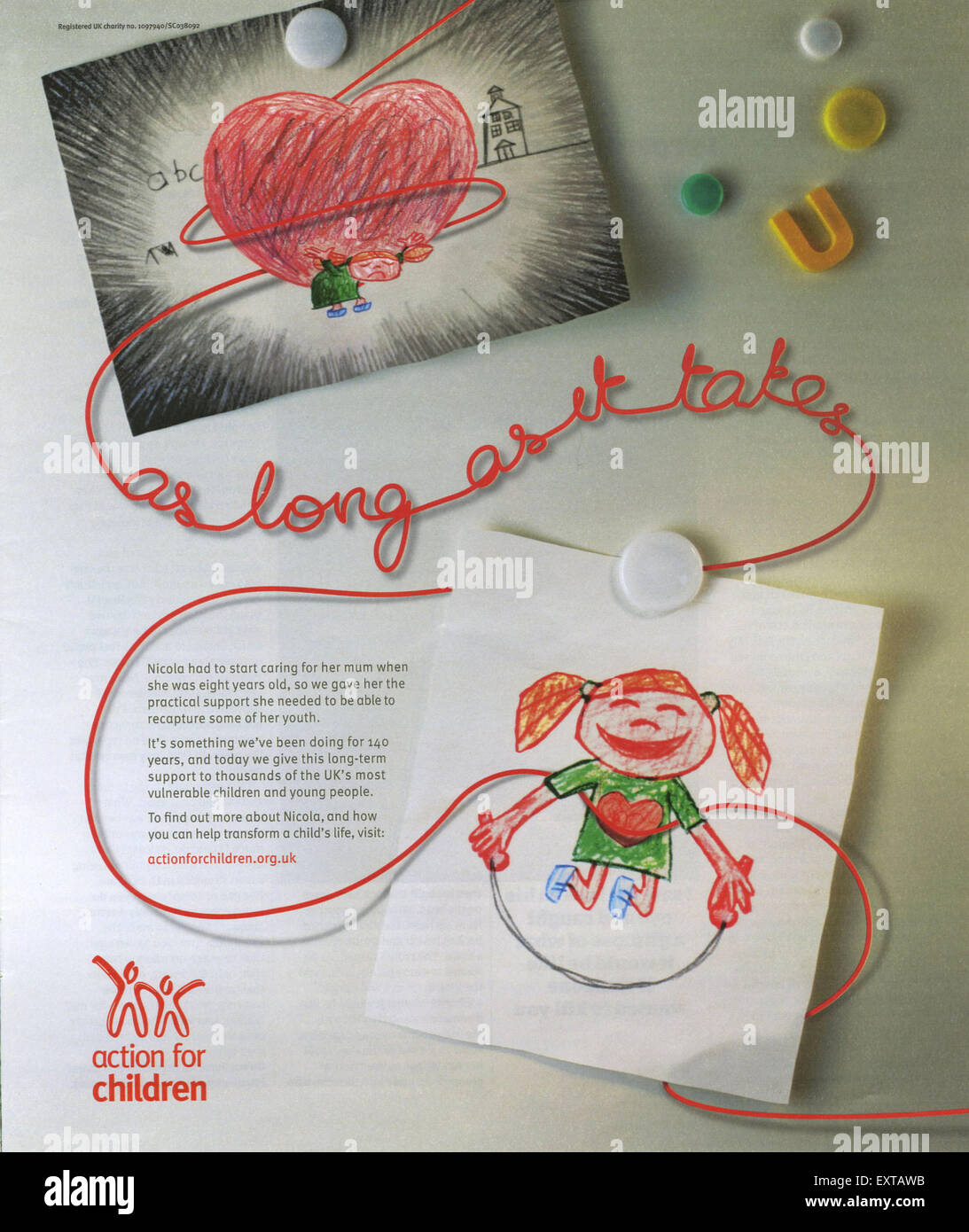 Advert magazine children hi-res stock photography and images - Alamy