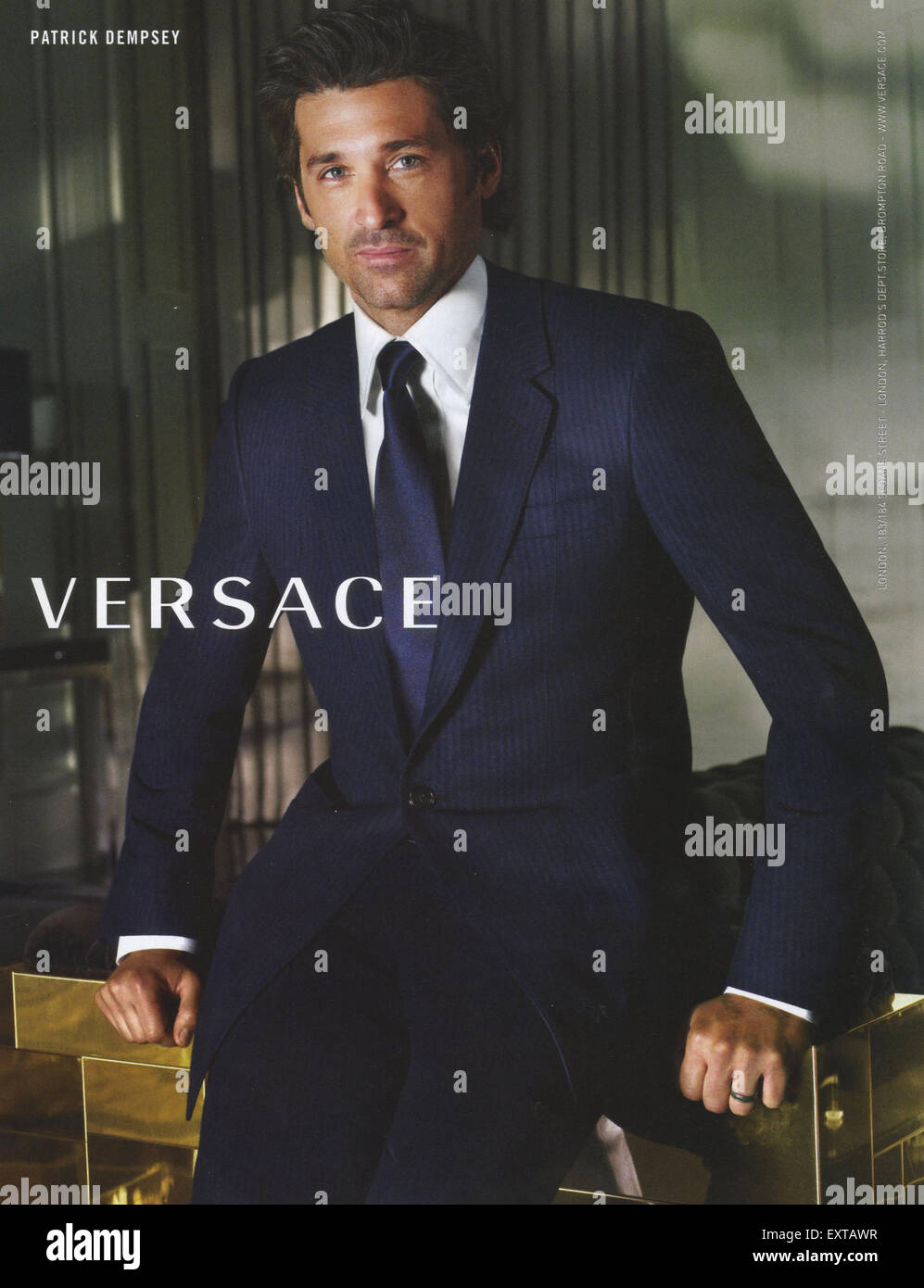 2000's advert versace hi-res stock photography and images - Alamy