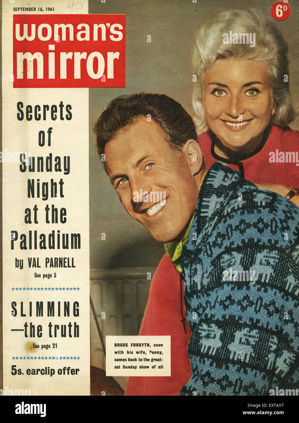 1960s UK Womans Mirror Magazine Cover Stock Photo - Alamy