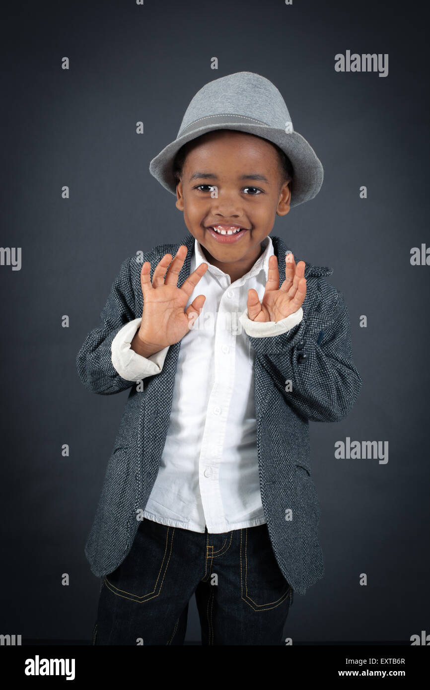 Handsome boy doing different expressions in different sets of clothes ...