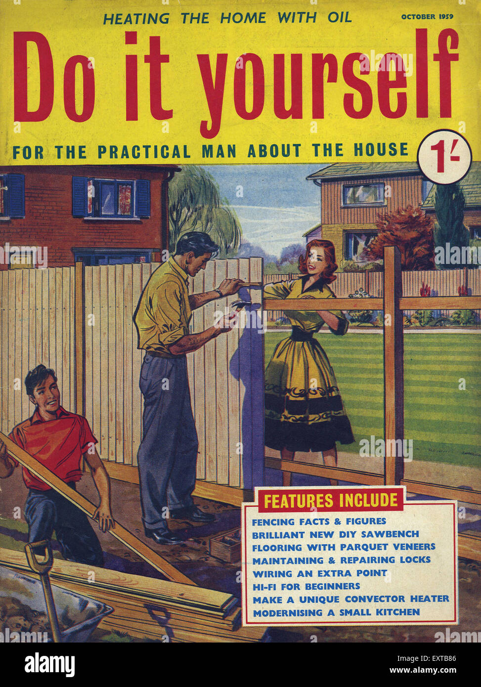 1950s UK Do It Yourself Magazine Cover Stock Photo - Alamy