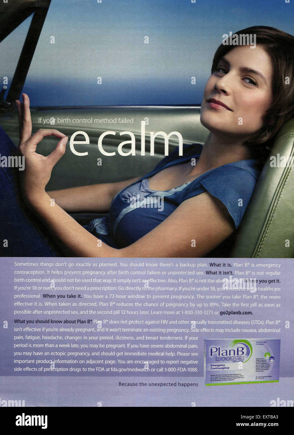 2000s UK Plan B Magazine Advert Stock Photo - Alamy