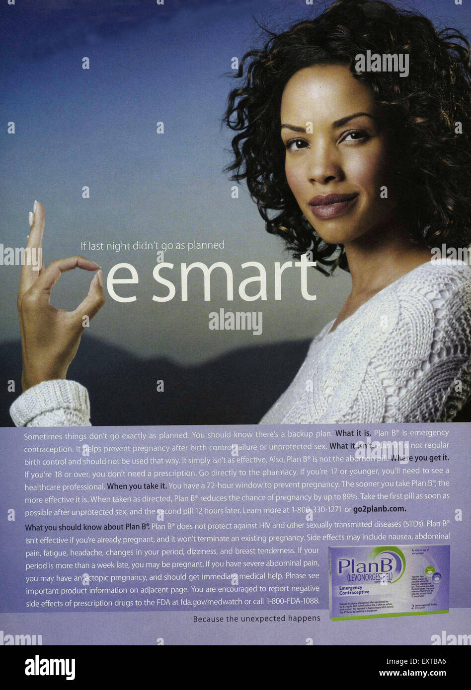 Contraception advert hi-res stock photography and images - Alamy