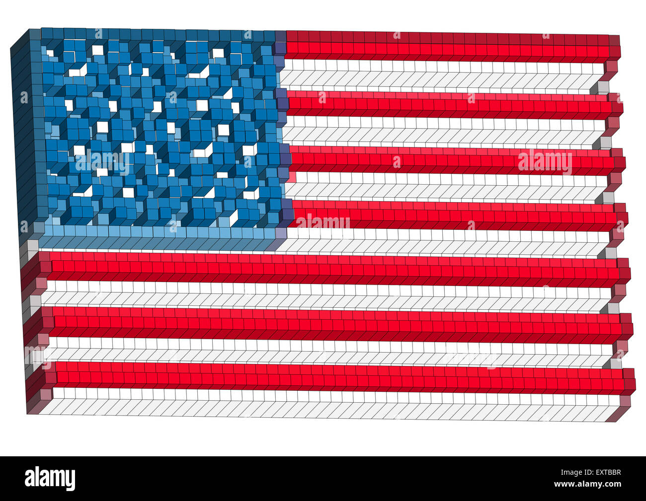 Abstract american flag hi-res stock photography and images - Alamy