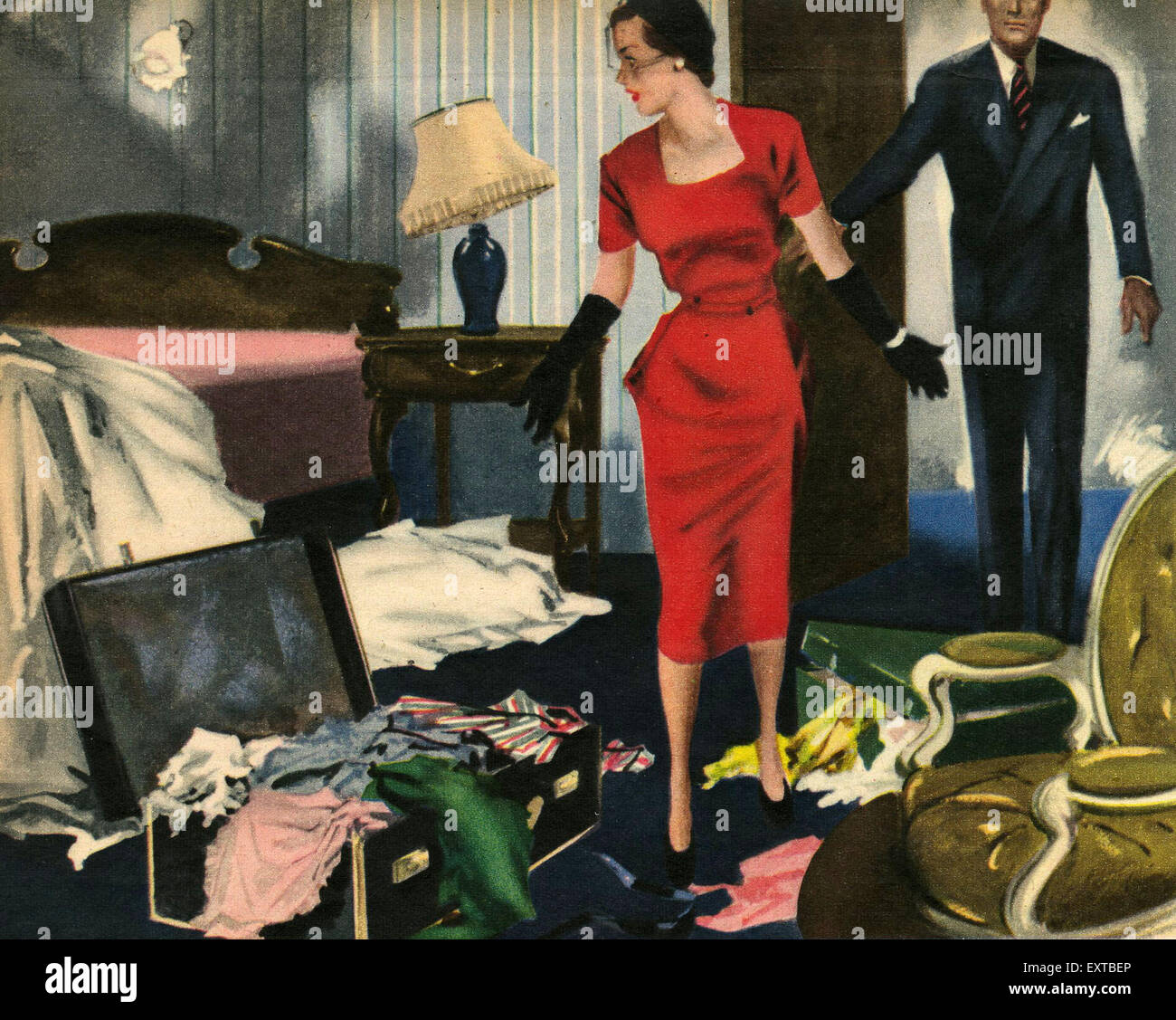 1950s UK John Bull Magazine Plate Stock Photo - Alamy