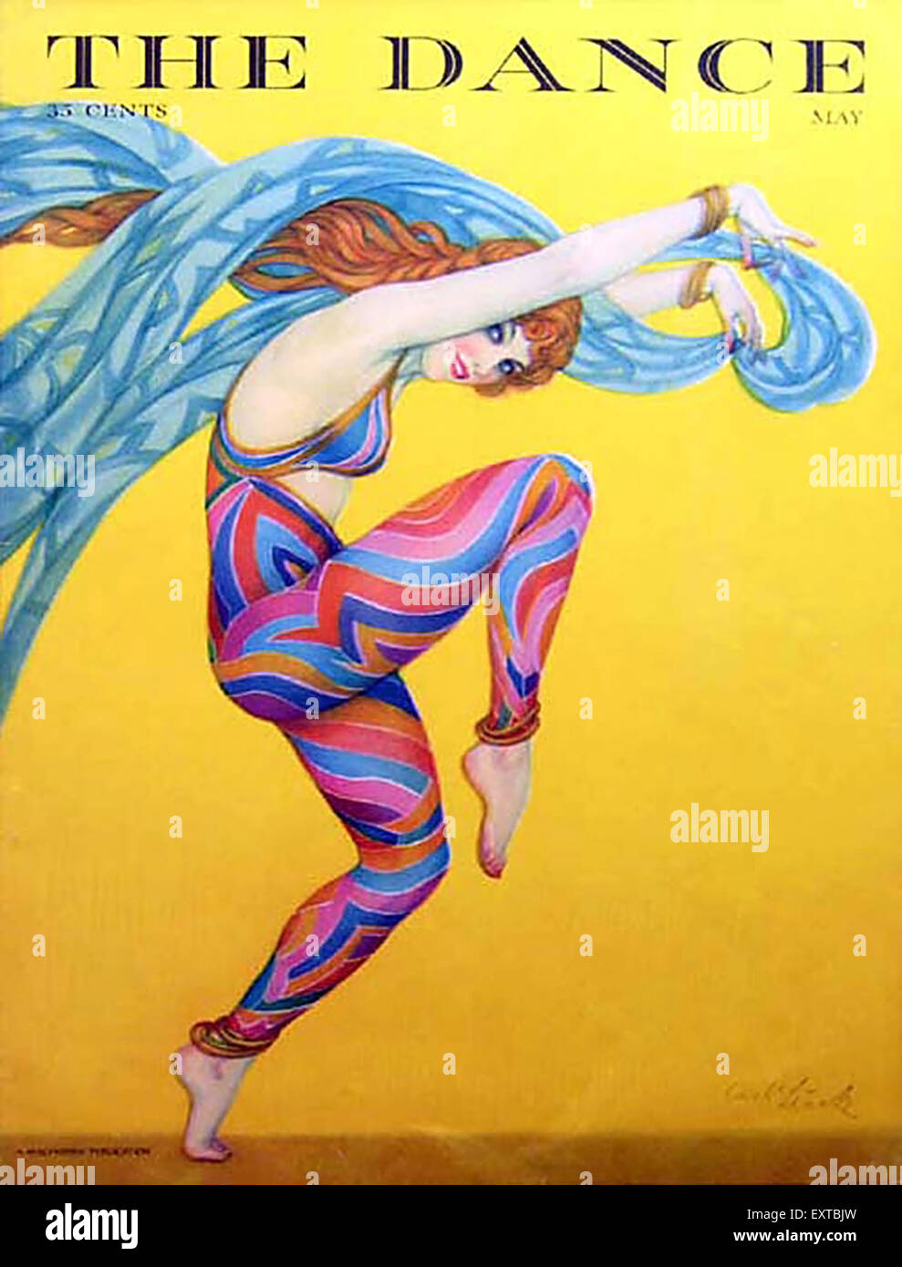 1920s USA The Dance Magazine Cover Stock Photo - Alamy