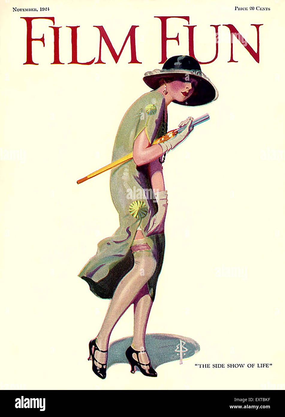 1920s USA Film Fun Magazine Cover Stock Photo - Alamy
