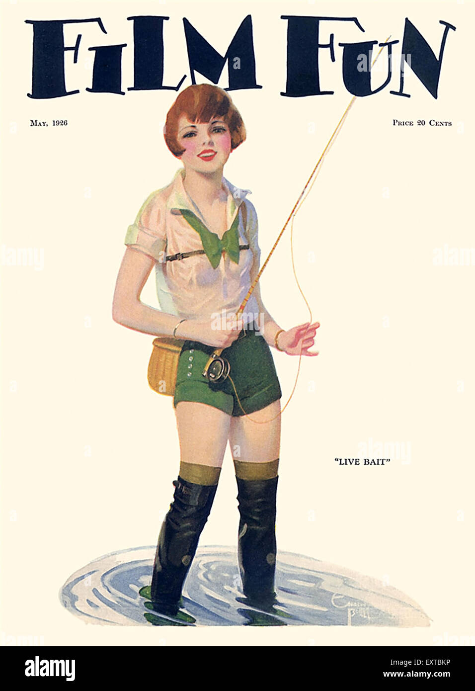 1920s USA Film Fun Magazine Cover Stock Photo - Alamy