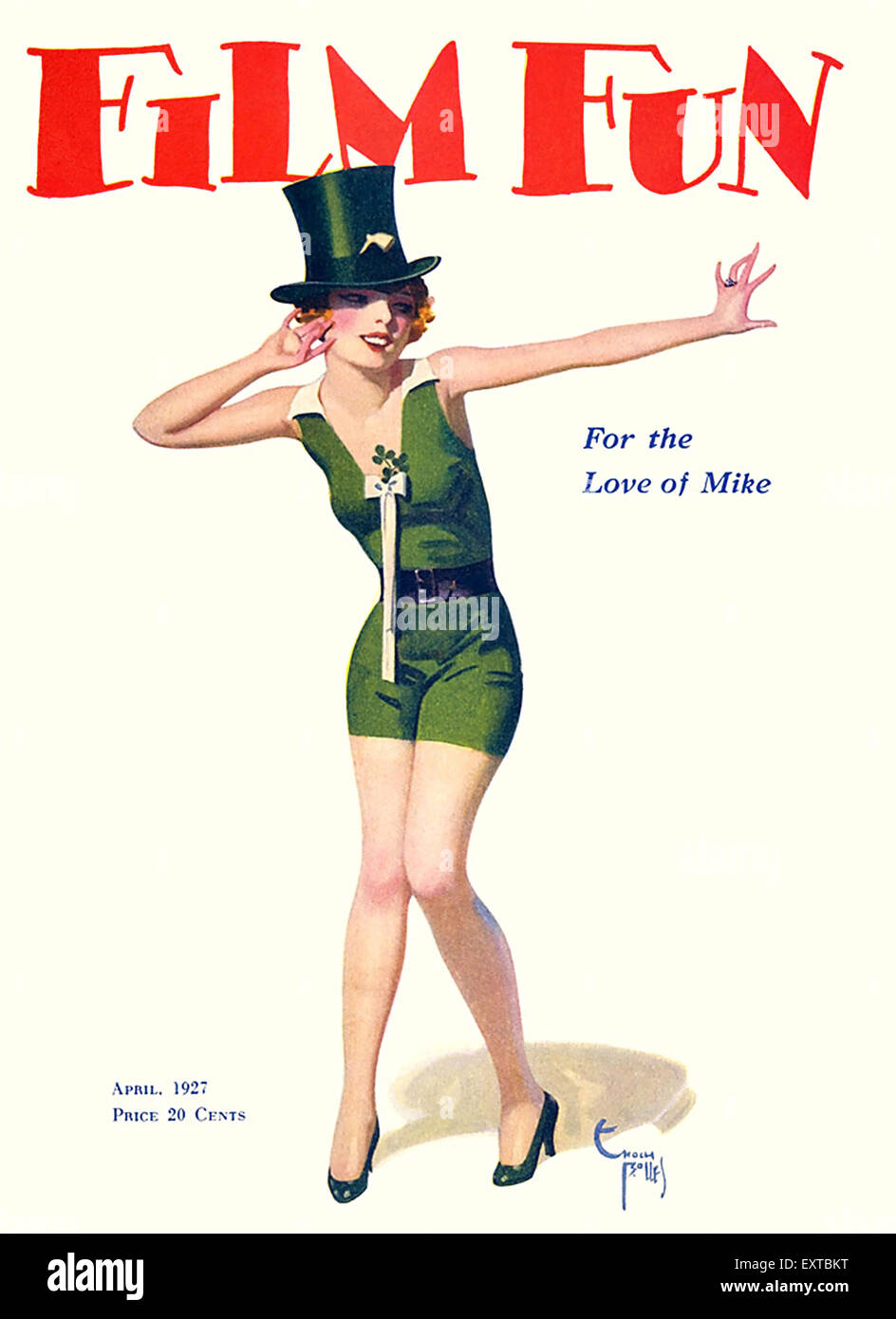 1920s USA Film Fun Magazine Cover Stock Photo - Alamy