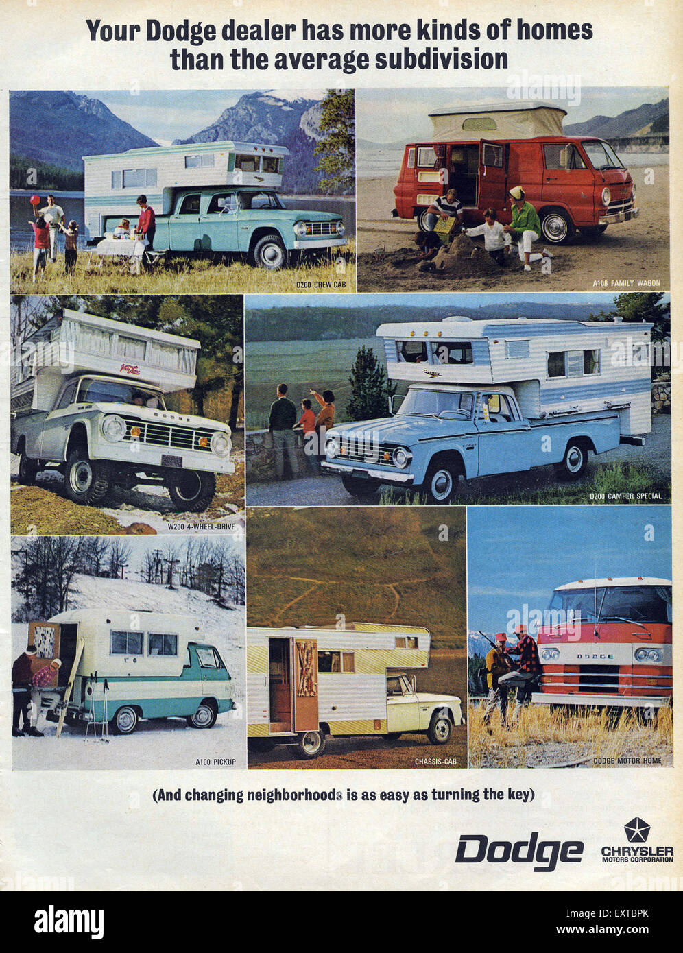 1960s USA Dodge Magazine Advert Stock Photo - Alamy