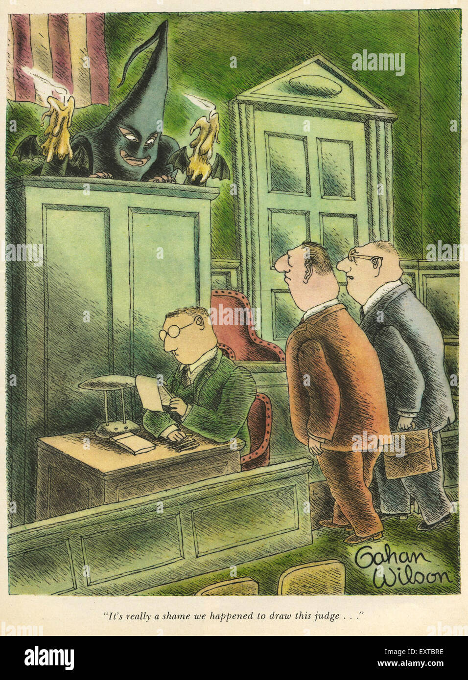 1960s USA Courts Comic/ Cartoon Plate Stock Photo - Alamy