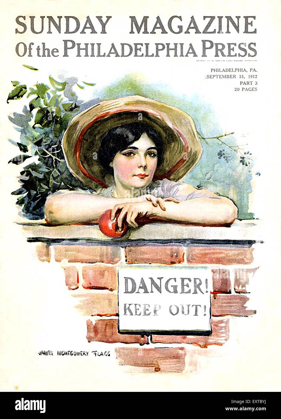 1910s USA Philadelphia Press Magazine Cover Stock Photo - Alamy