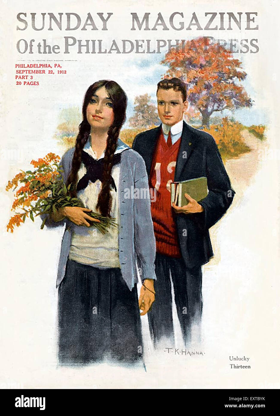 1910s USA Philadelphia Press Magazine Cover Stock Photo - Alamy
