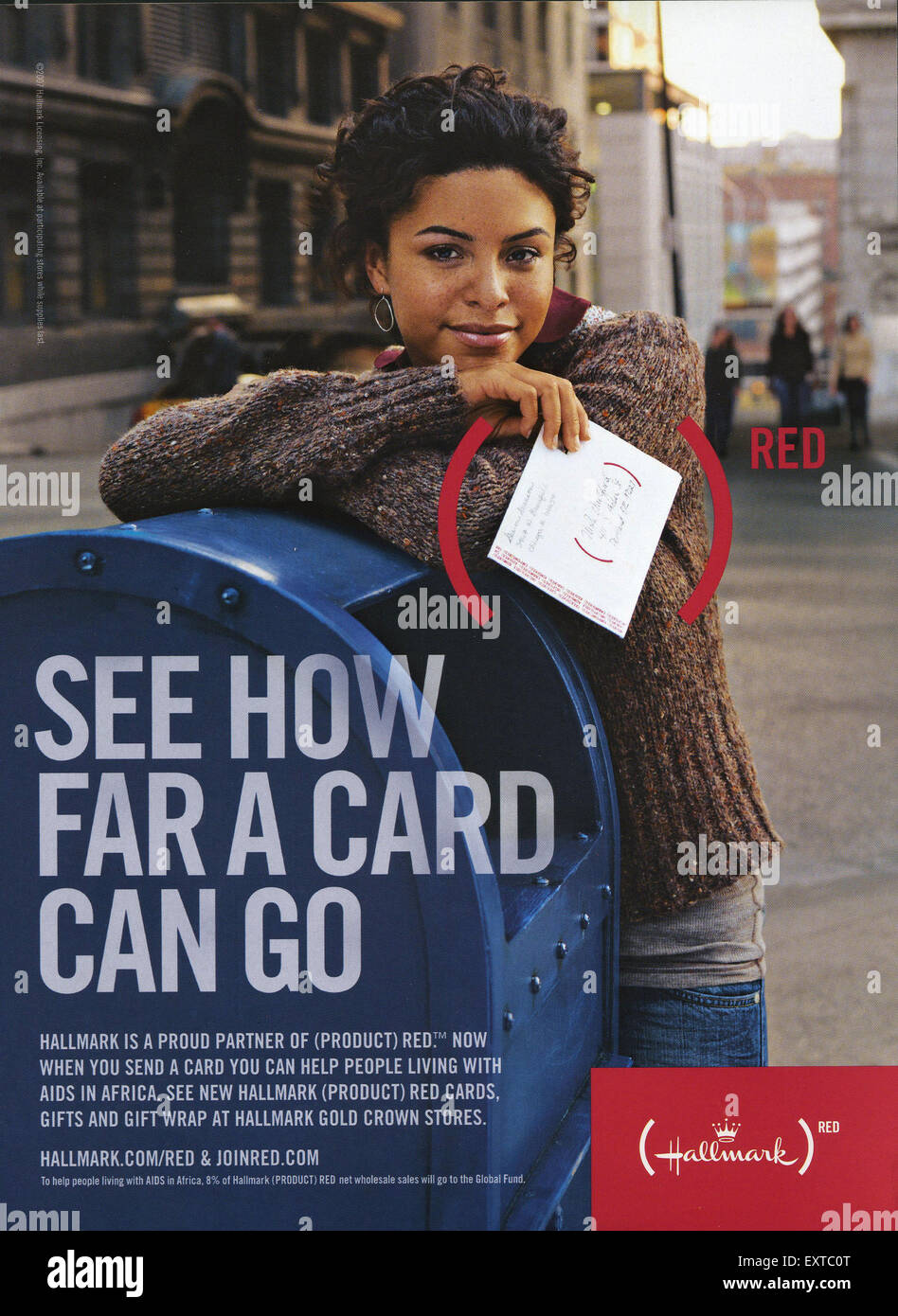 2000s UK Hallmark Magazine Advert Stock Photo - Alamy