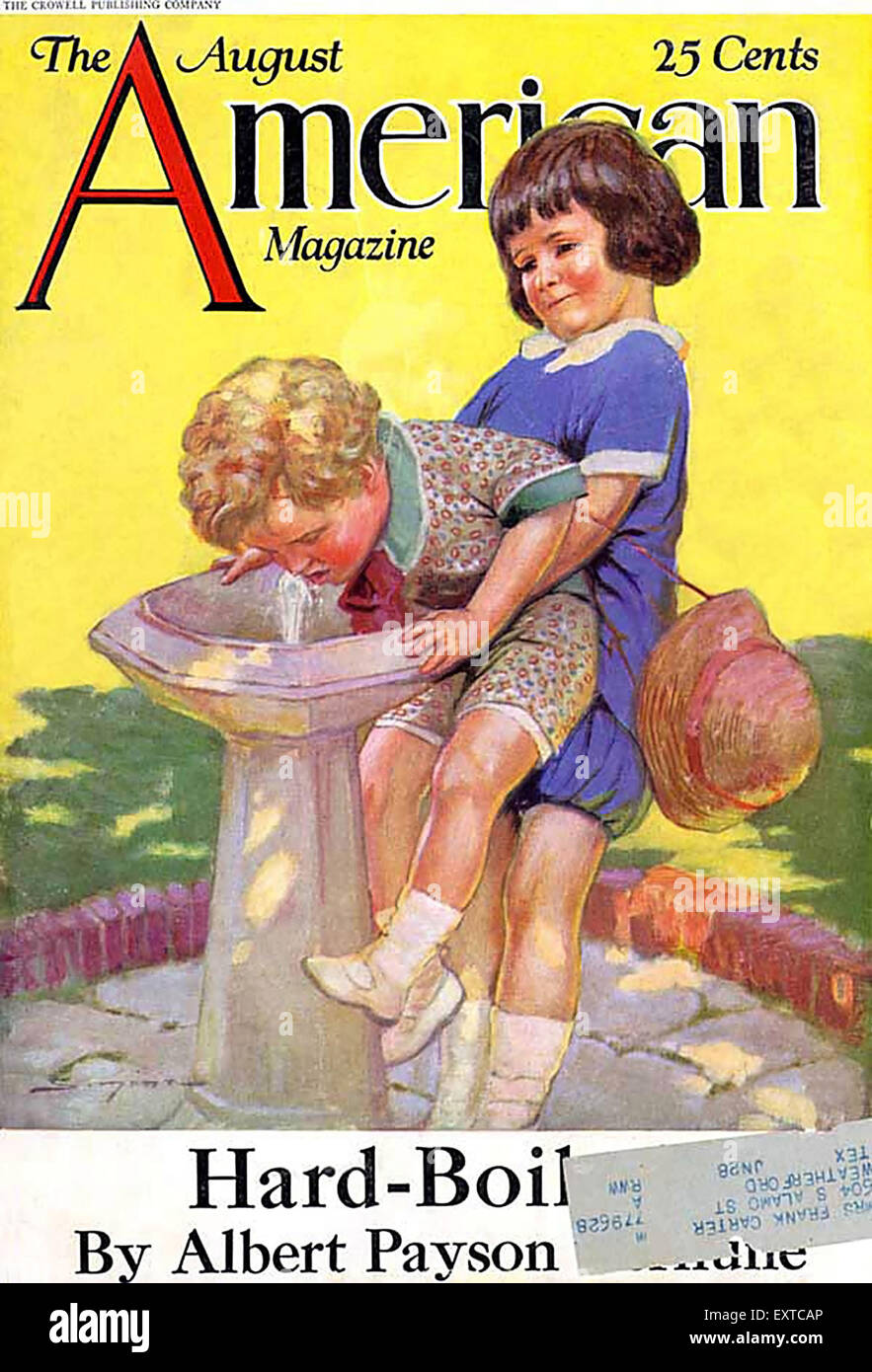 1920s USA American Magazine Magazine Cover Stock Photo - Alamy