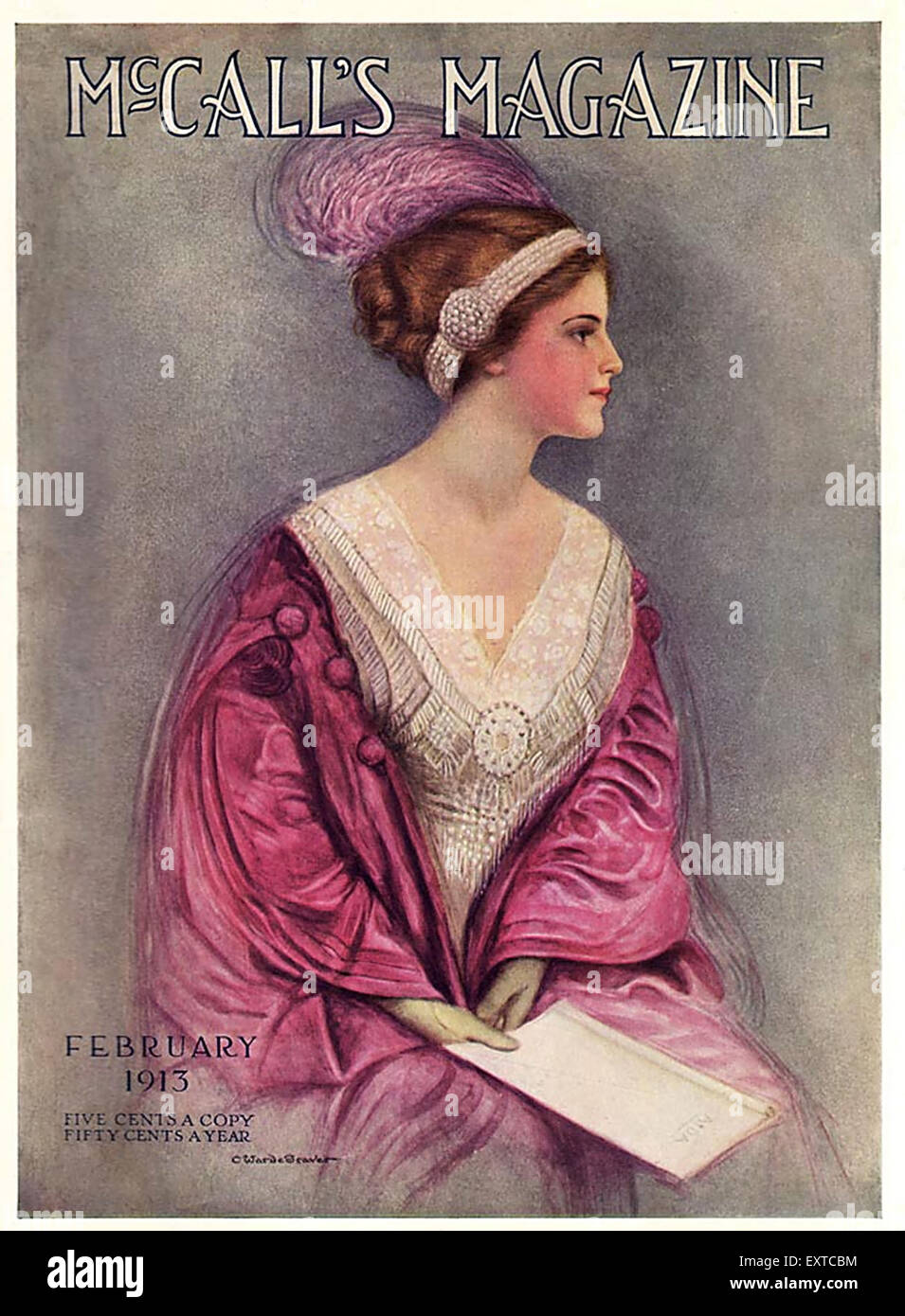 1910s USA McCall's Magazine Cover Stock Photo - Alamy
