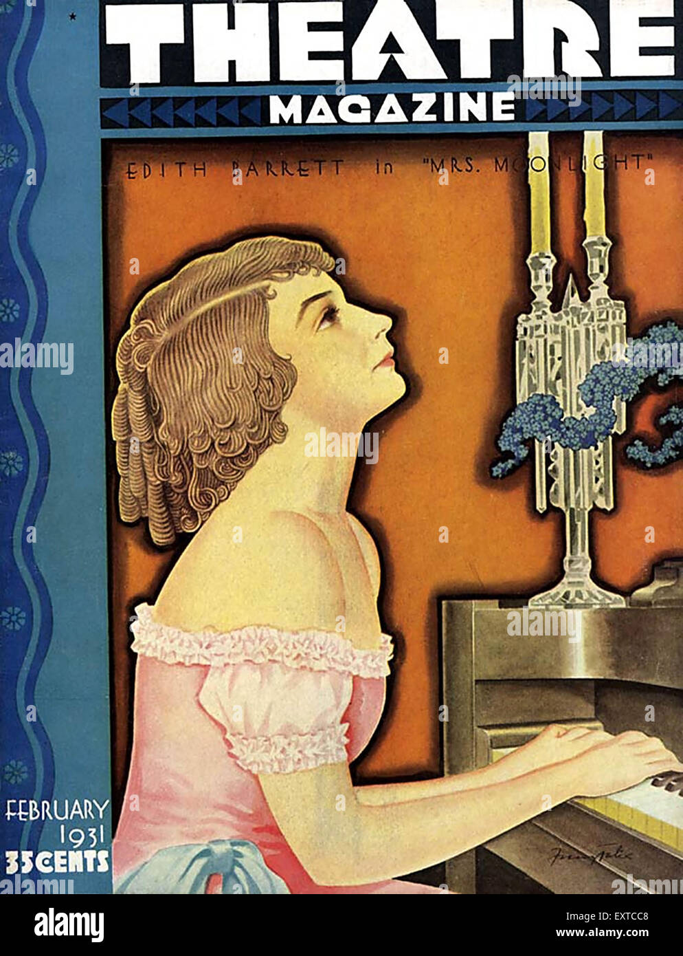 1930s USA Theatre Magazine Magazine Cover Stock Photo - Alamy