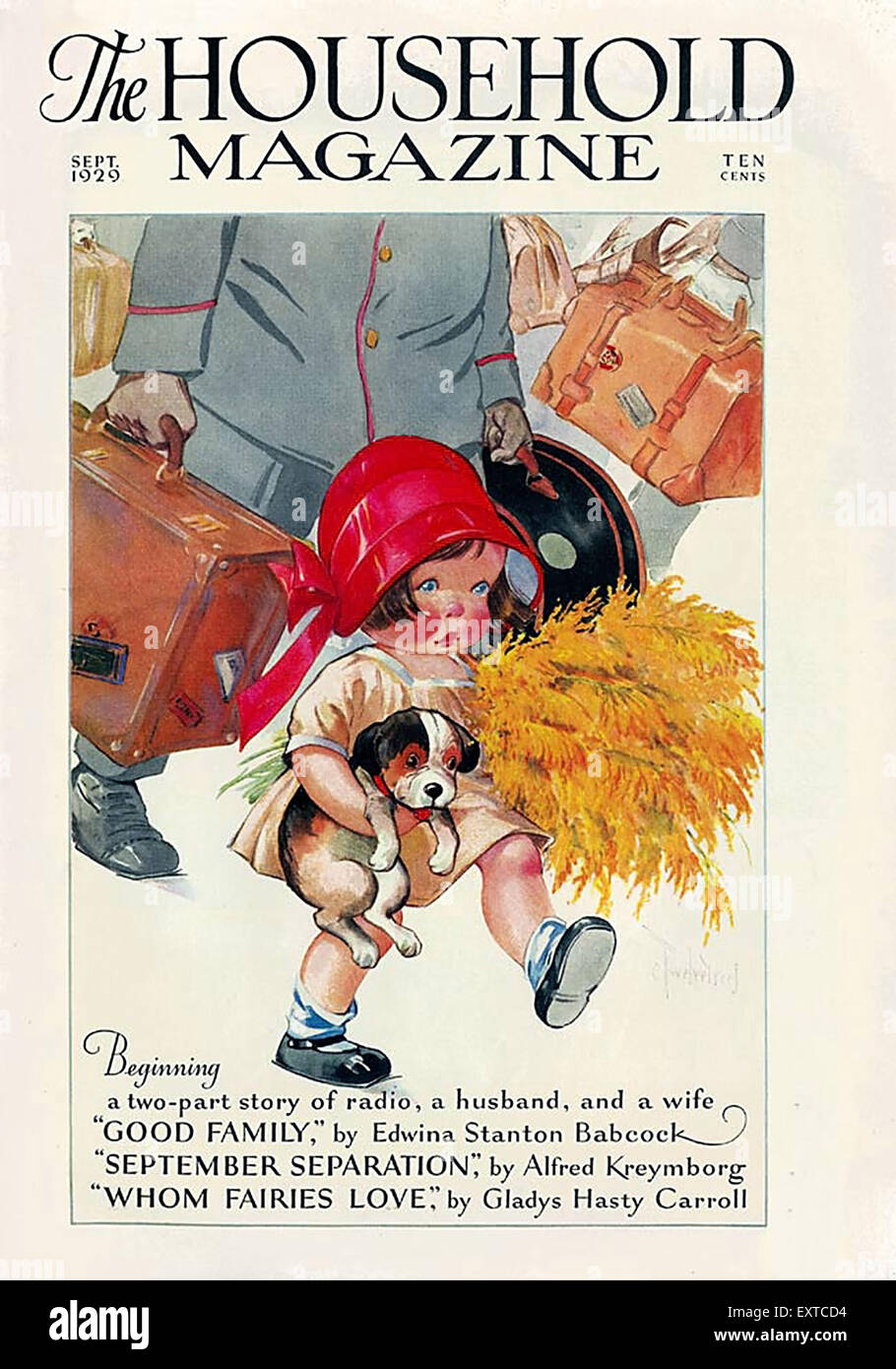 1920s USA The Household Magazine Magazine Cover Stock Photo - Alamy