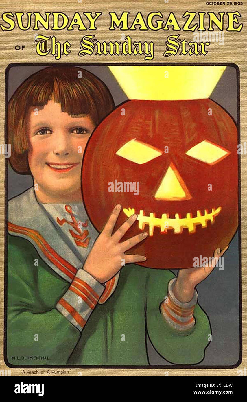 1900s USA The Sunday Star Magazine Cover Stock Photo - Alamy