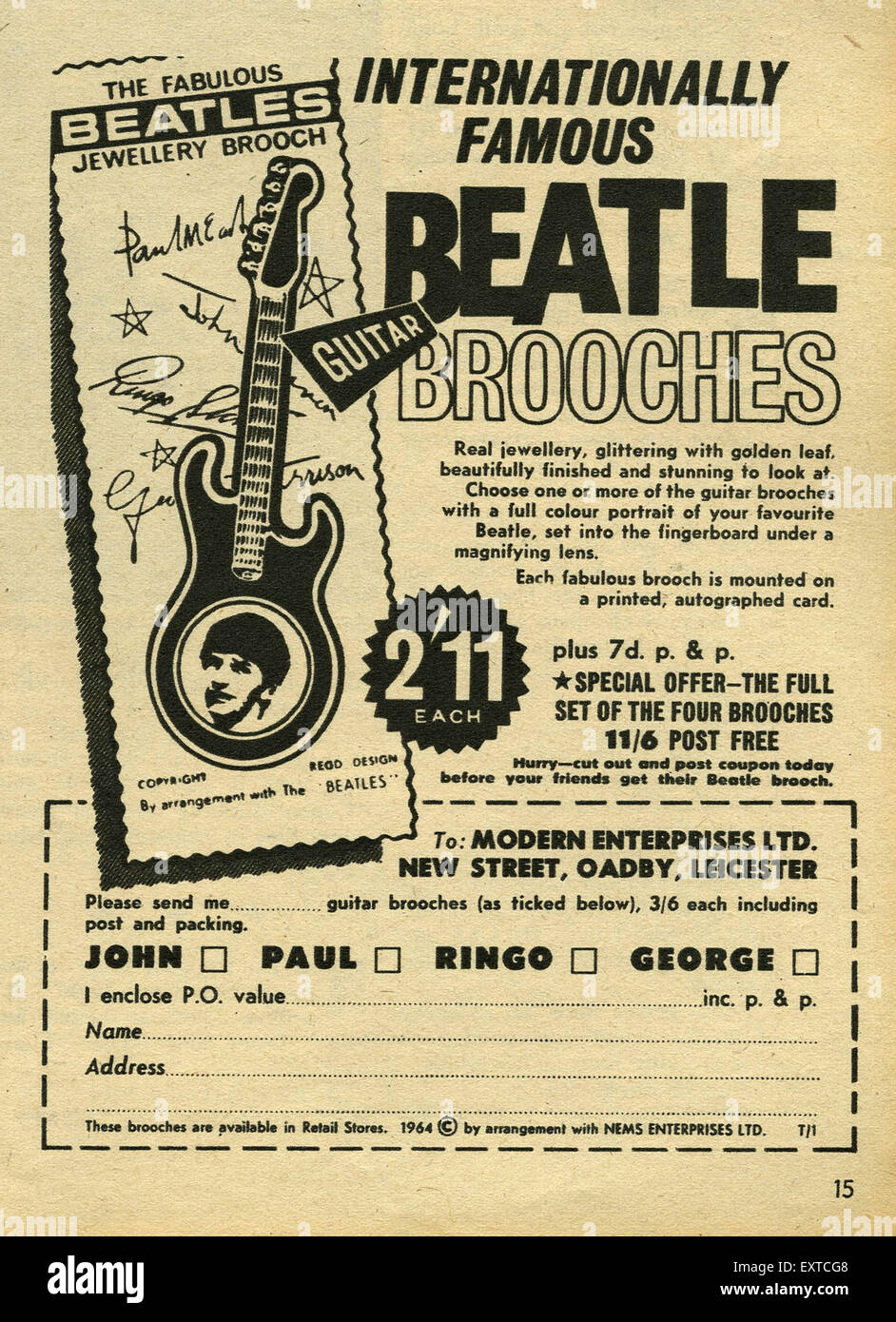 Beatles magazine hi-res stock photography and images - Alamy