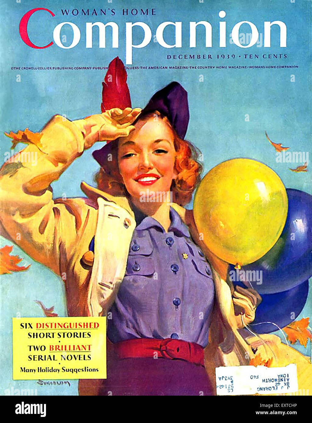 1930s USA Womans Home Companion Magazine Cover Stock Photo - Alamy