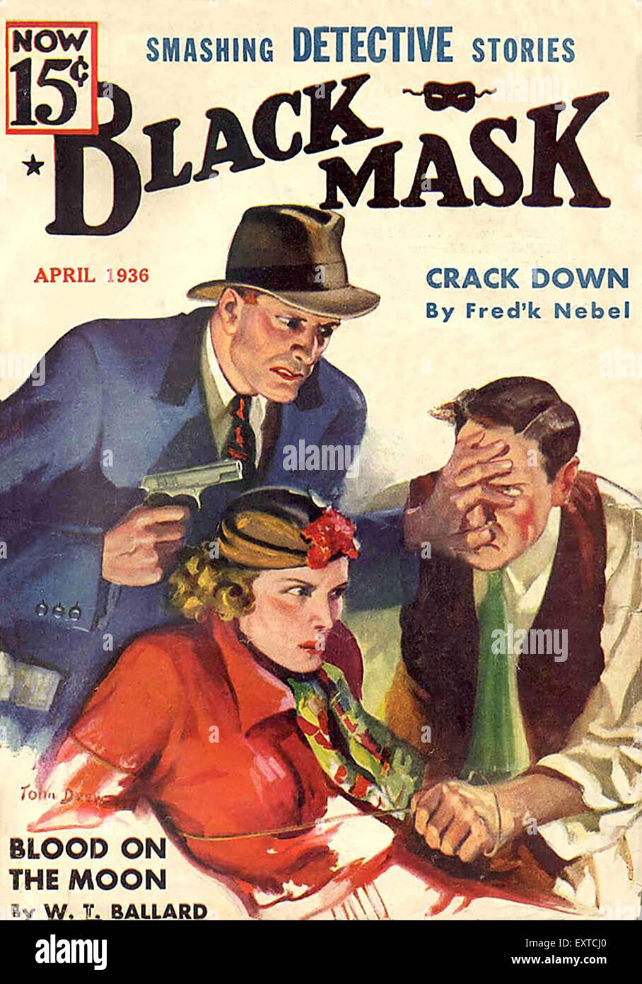 Magazine cover black mask hi-res stock photography and images - Alamy