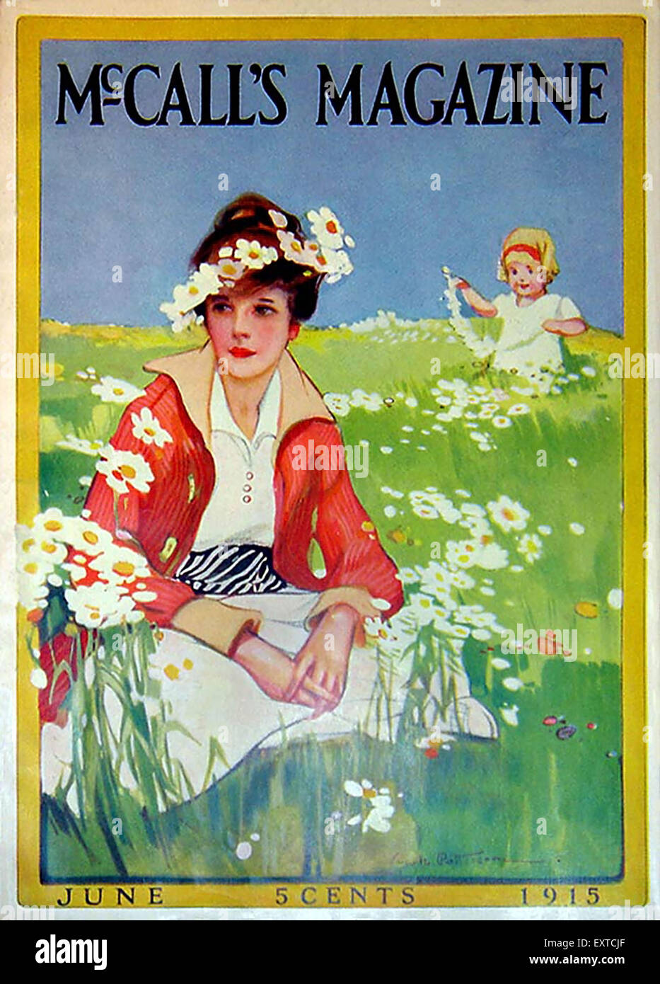 1910s USA McCall's Magazine Cover Stock Photo - Alamy