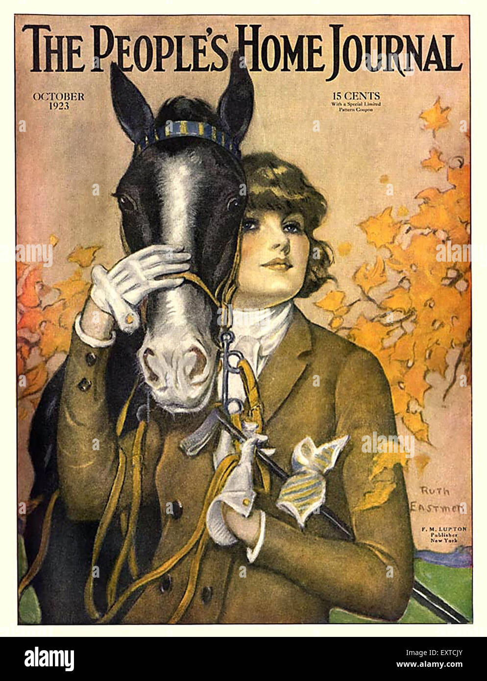 1920s USA The People's Home Journal Magazine Cover Stock Photo - Alamy