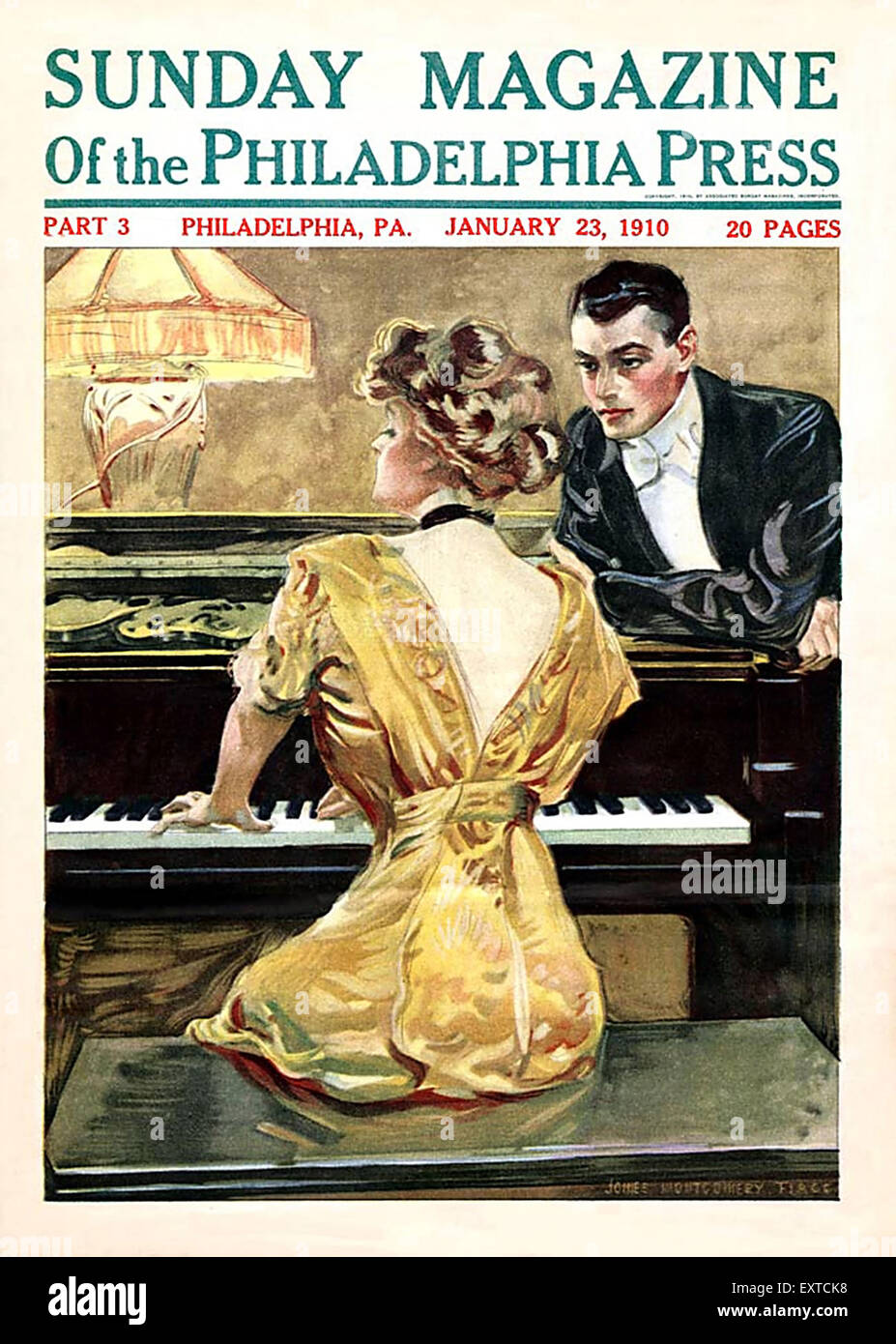 1910s USA Philadelphia Press Magazine Cover Stock Photo - Alamy