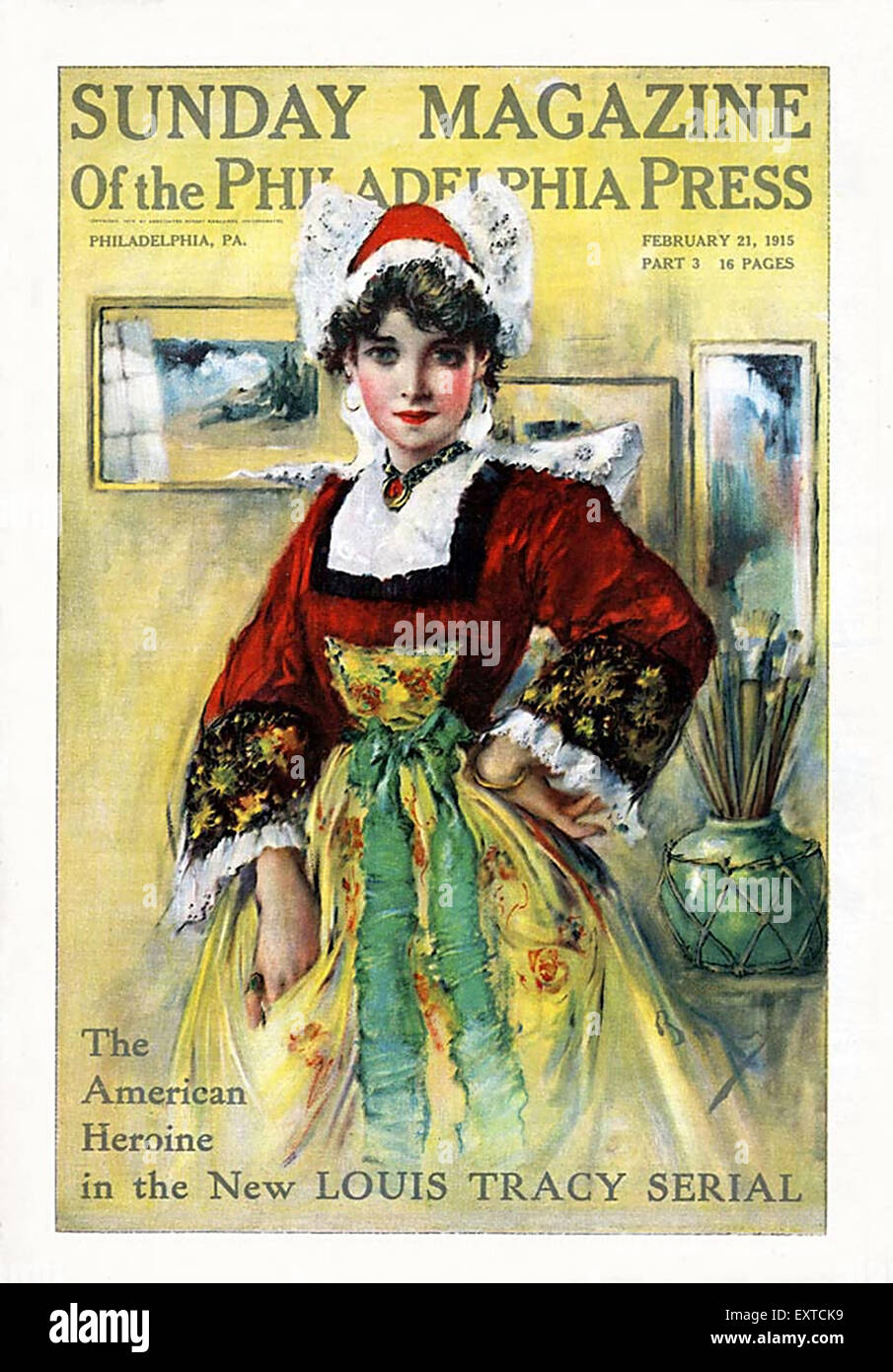 1910s USA Philadelphia Press Magazine Cover Stock Photo - Alamy