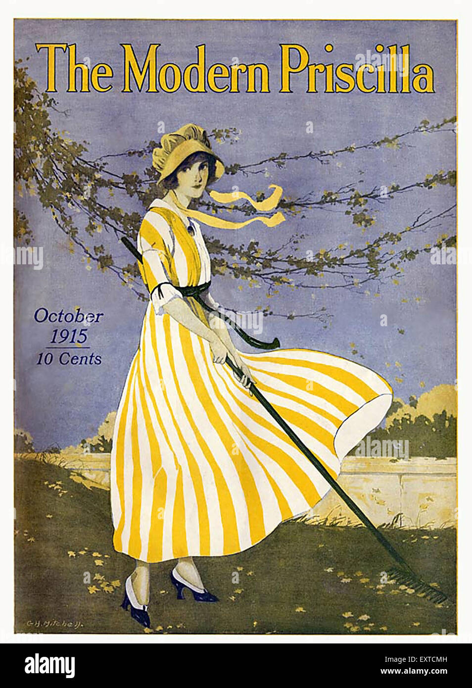 1910s USA The Modern Priscilla Magazine Cover Stock Photo - Alamy