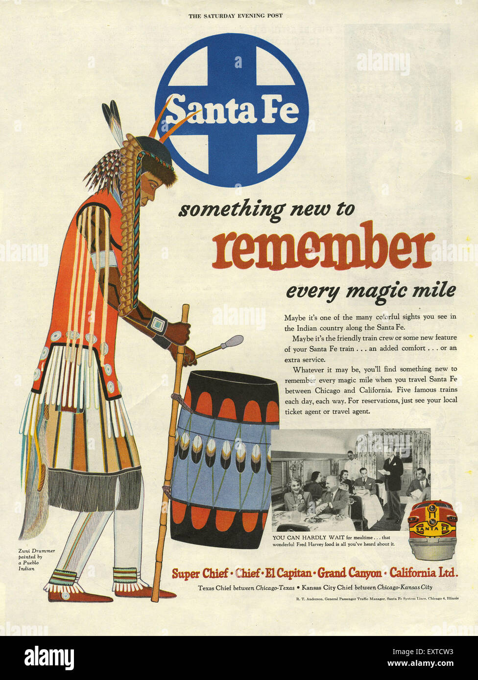 1950s santa fe hi-res stock photography and images - Alamy