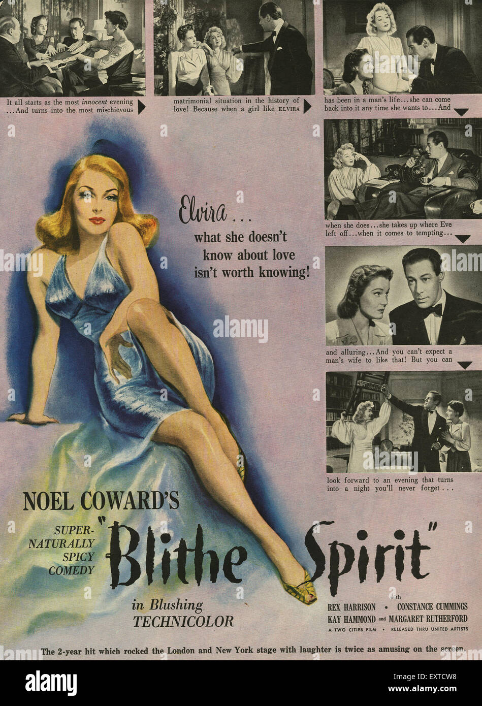 Blithe spirit 1945 poster hi-res stock photography and images - Alamy