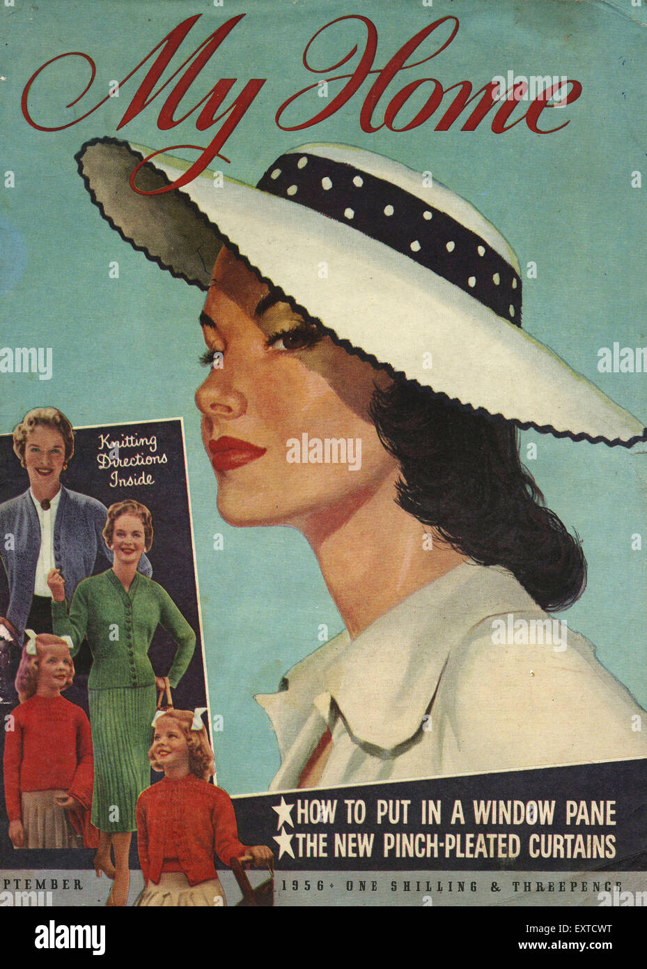 Fashion magazine cover 1950s hi-res stock photography and images - Alamy