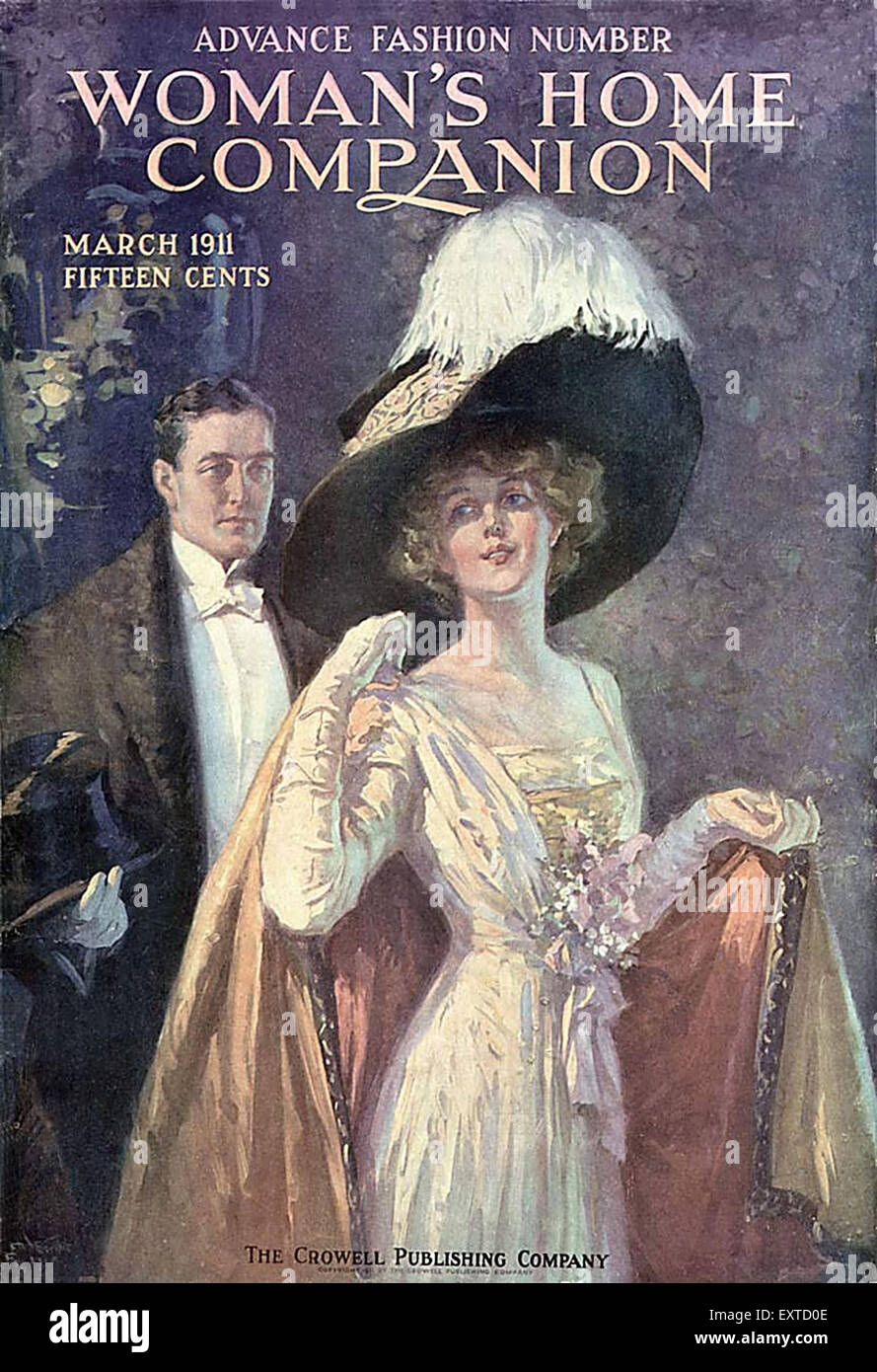 1910s USA Womans Home Companion Magazine Cover Stock Photo - Alamy