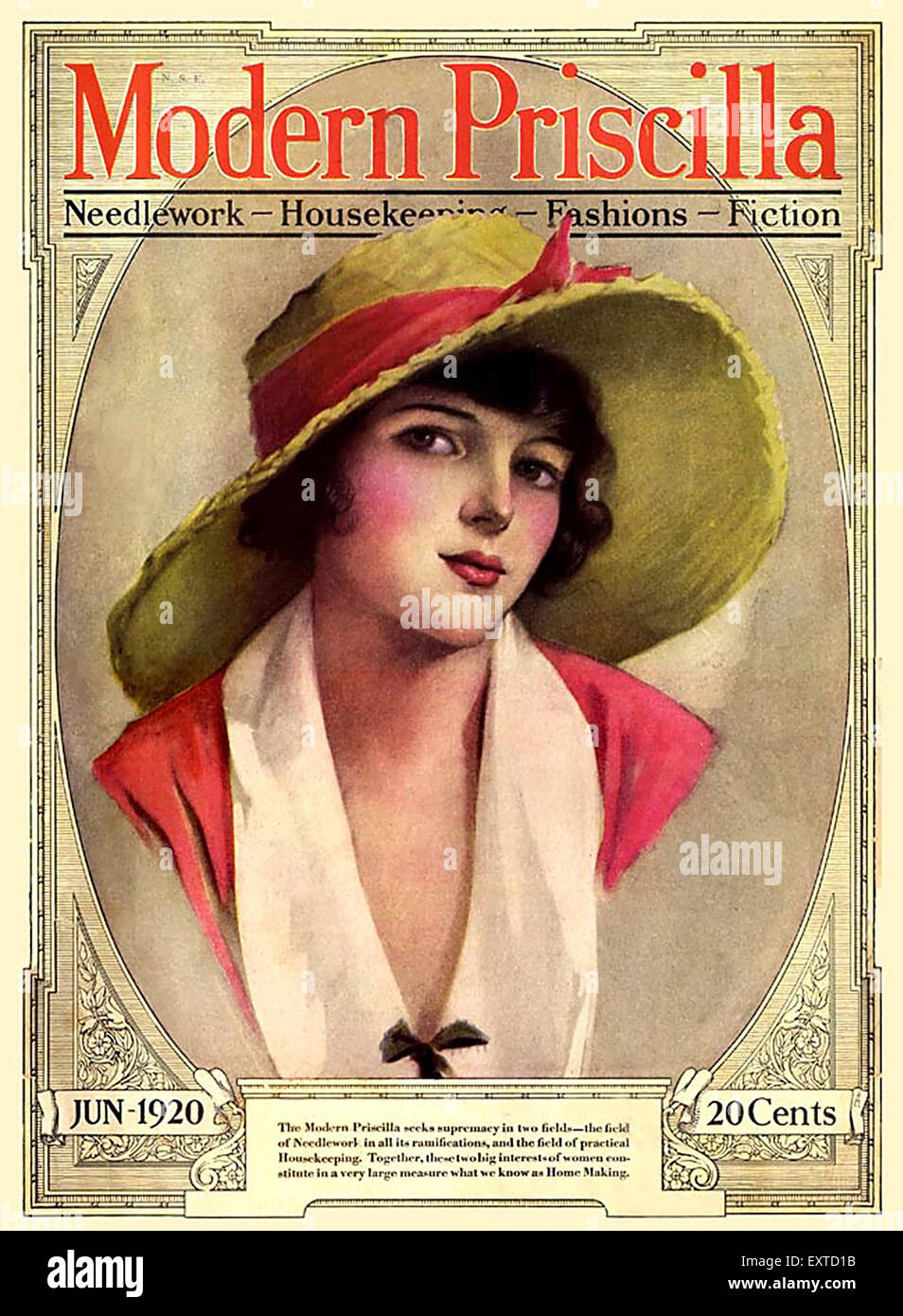 1920s USA Modern Priscilla Magazine Cover Stock Photo - Alamy