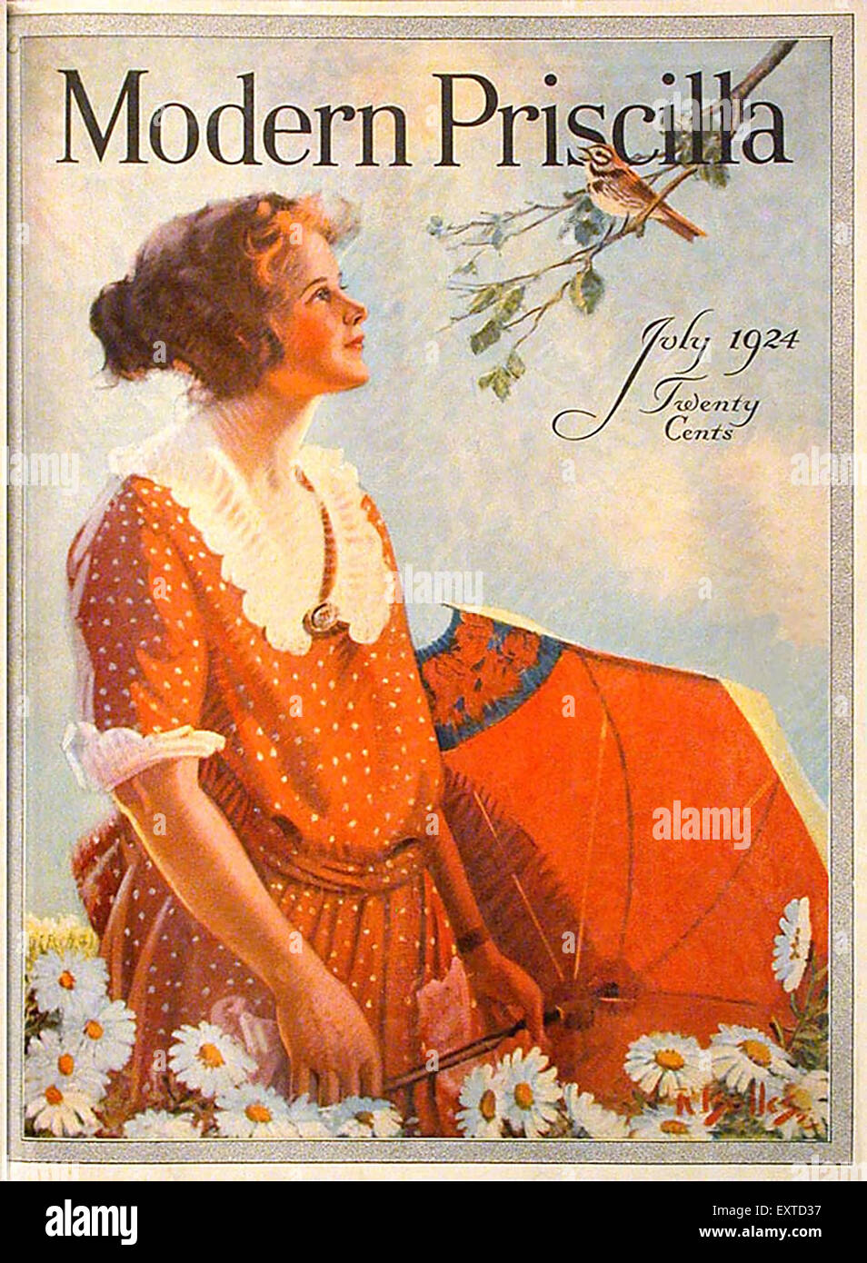 1920s USA Modern Priscilla Magazine Cover Stock Photo - Alamy