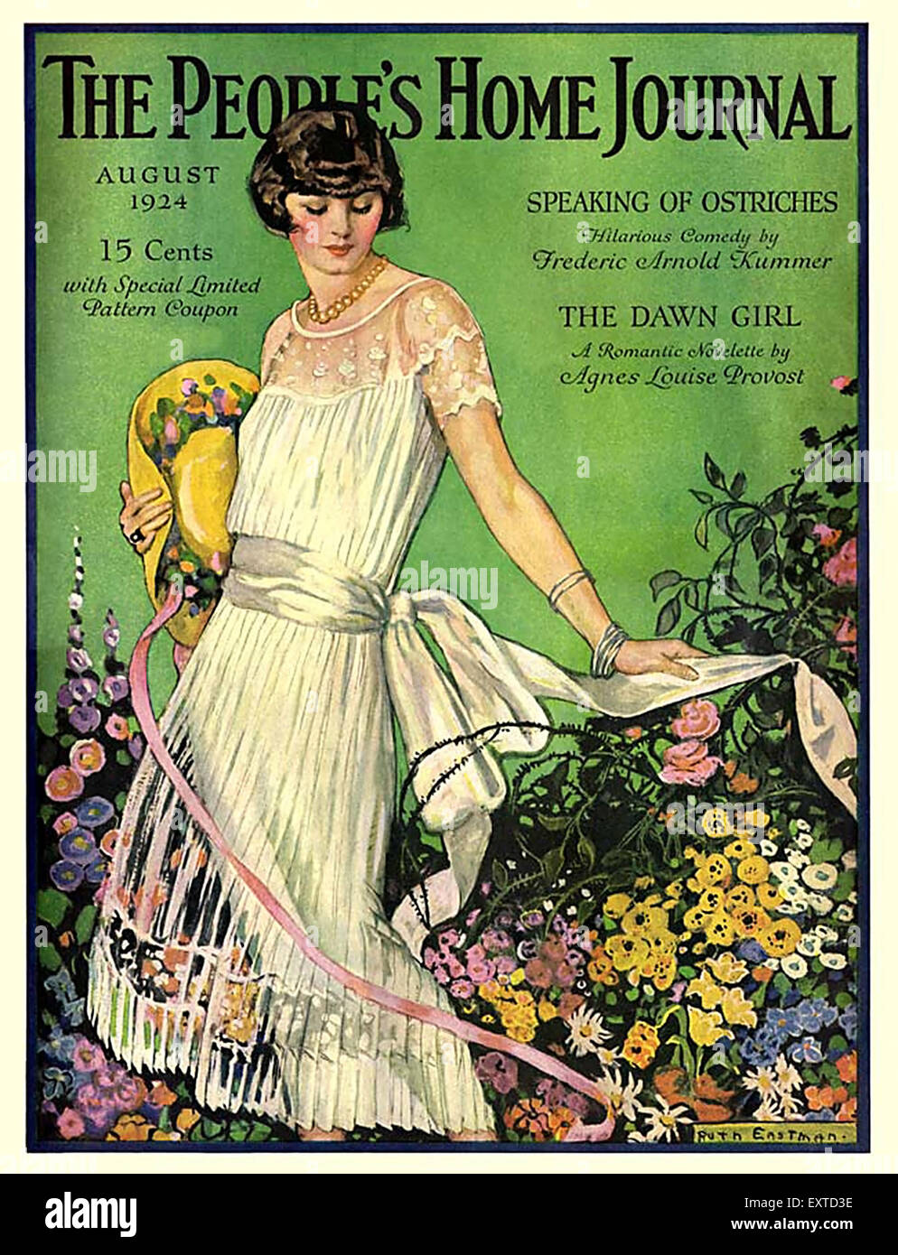 1920s USA The People's Home Journal Magazine Cover Stock Photo - Alamy