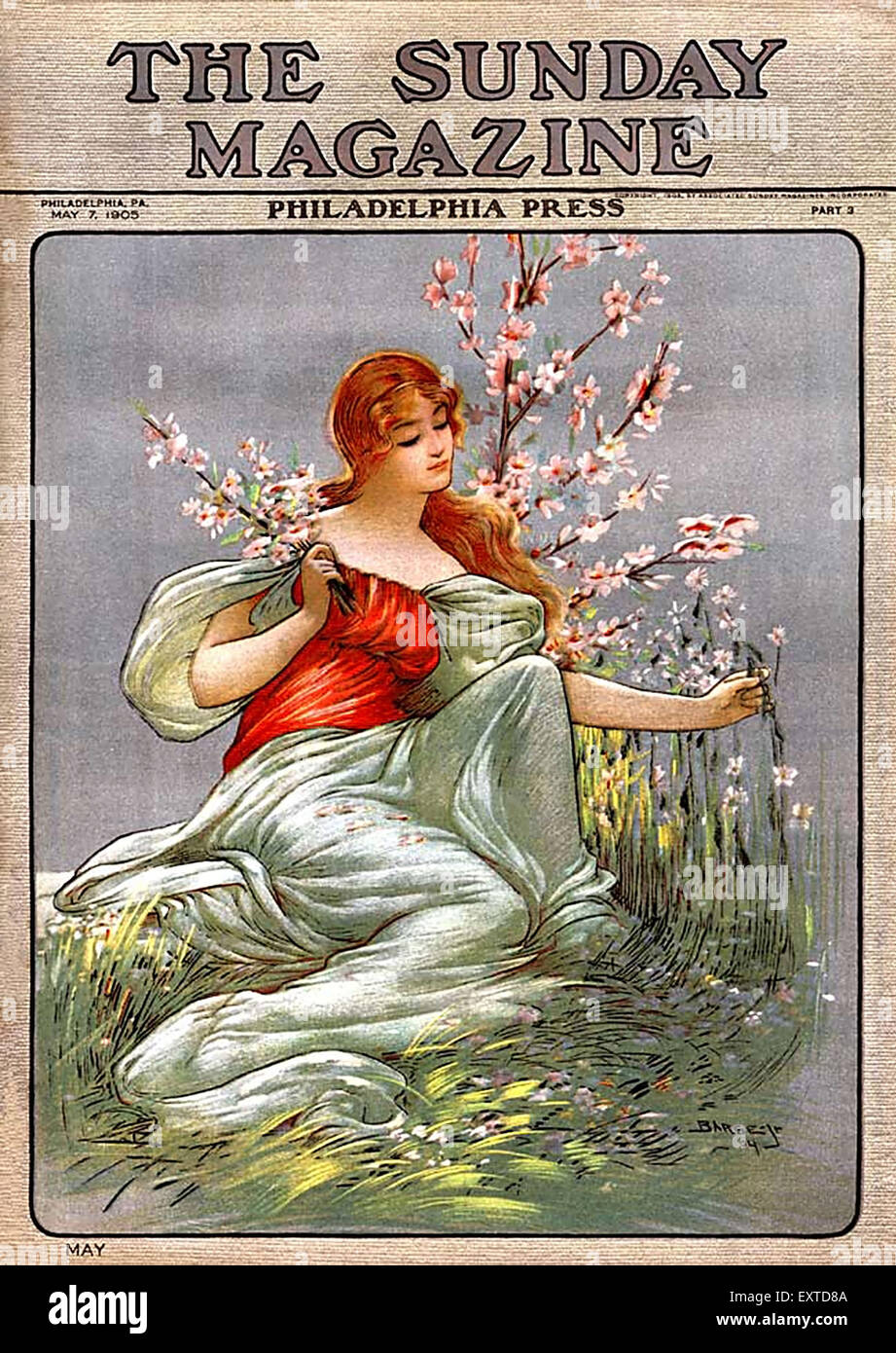 1900s USA Philadelphia Press Magazine Cover Stock Photo - Alamy
