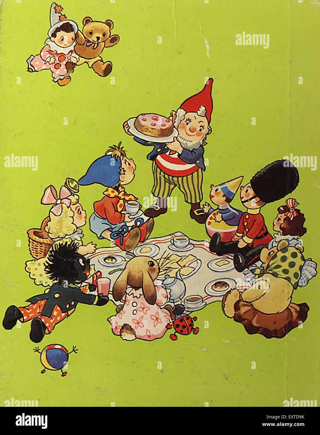 1960s UK Noddy Magazine Plate Stock Photo - Alamy