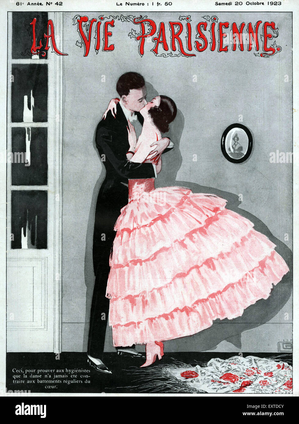 1920s France La Vie Parisienne Magazine Cover Stock Photo - Alamy