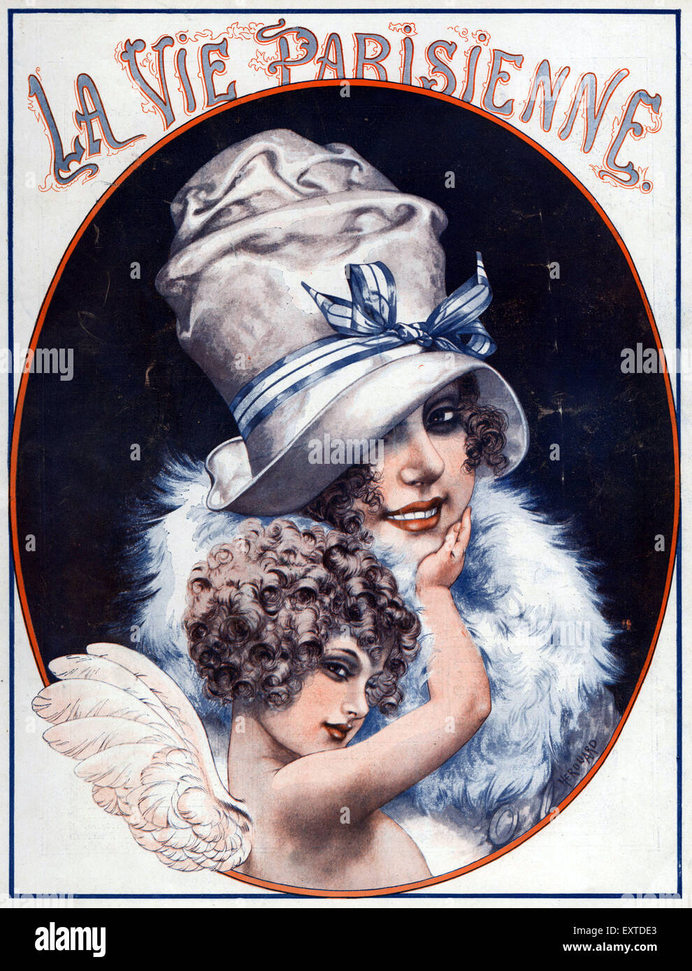 1920s France La Vie Parisienne Magazine Cover Stock Photo - Alamy