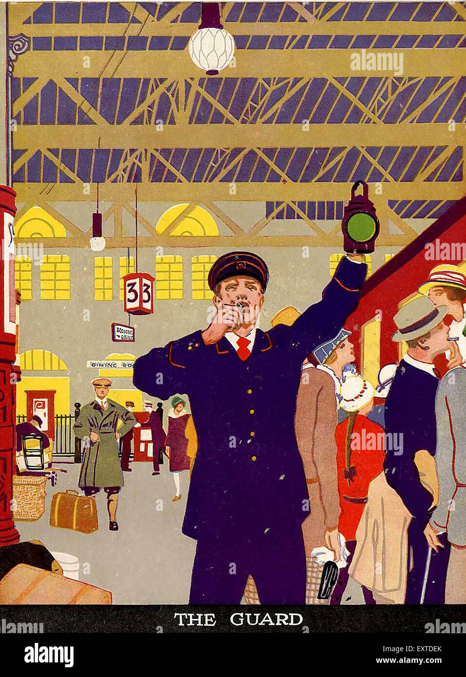 1950s UK The Guard Magazine Plate Stock Photo - Alamy