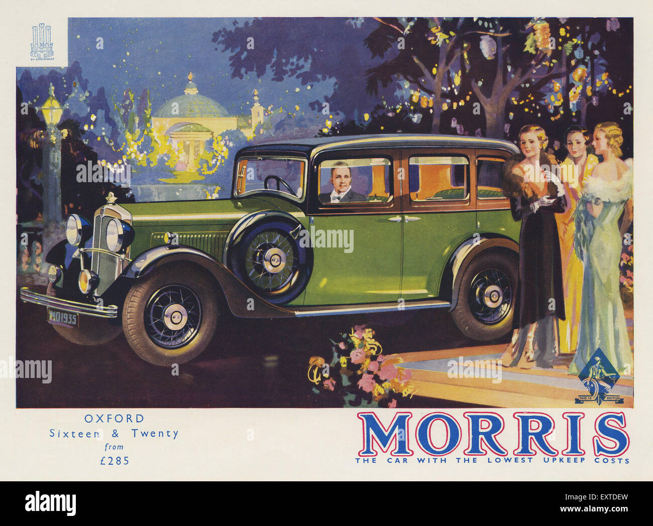 1930s UK Morris Magazine Advert Stock Photo - Alamy