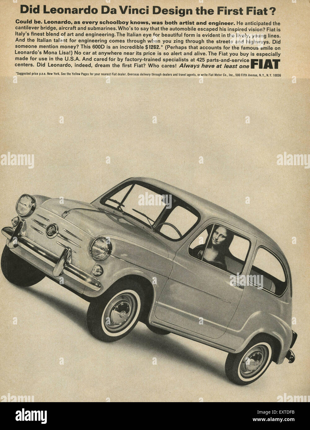 Fiat advert fiat hi-res stock photography and images - Alamy