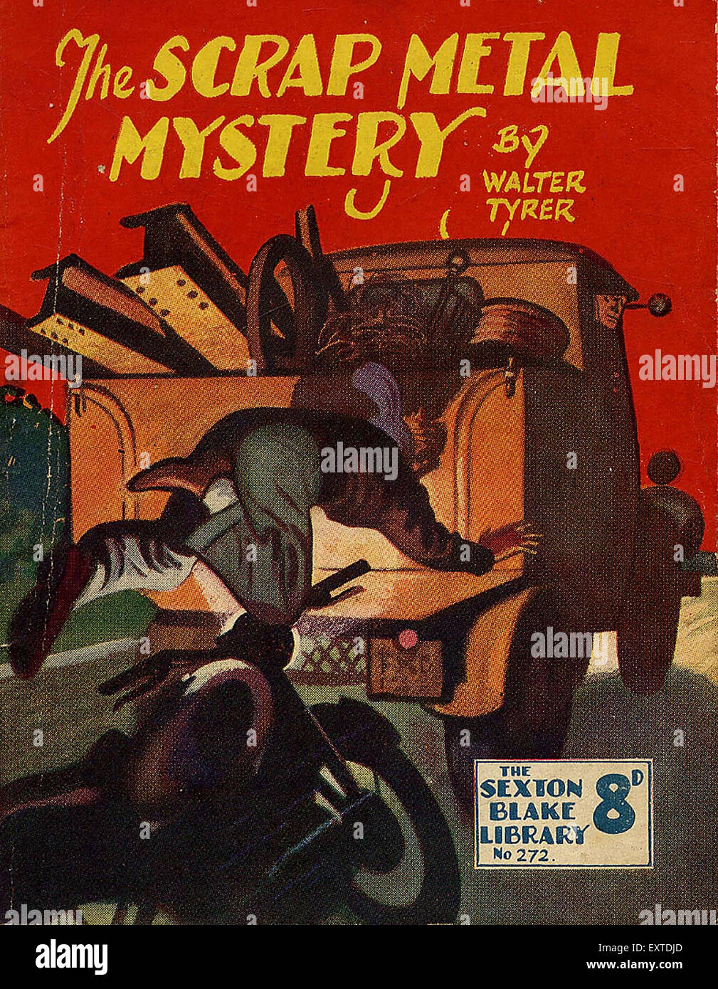 1920s USA The Scrap Metal Mystery Book Cover Stock Photo - Alamy