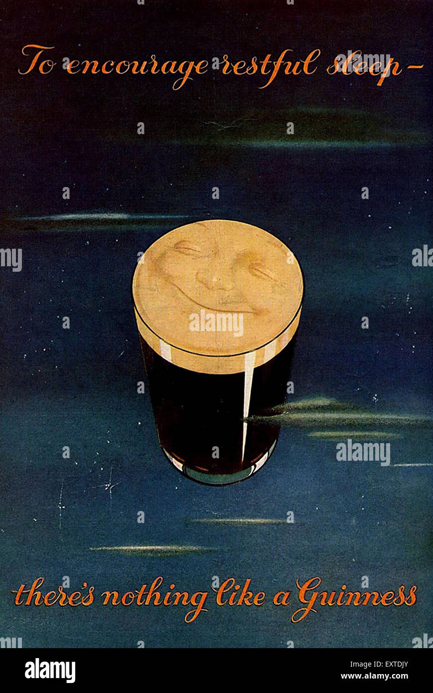 1930s UK Guinness Magazine Advert Stock Photo - Alamy